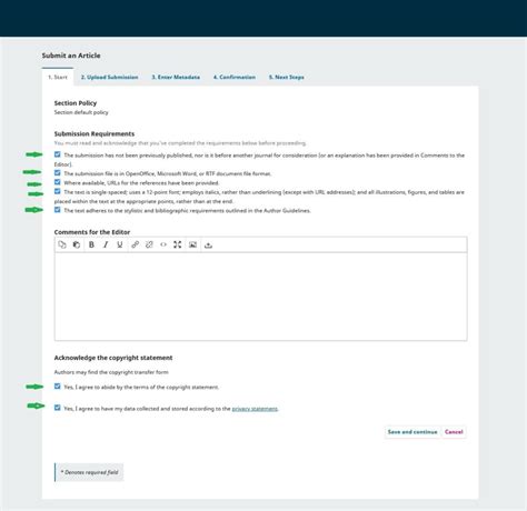 Guide To Submitting An Article In OJS Open Journal System