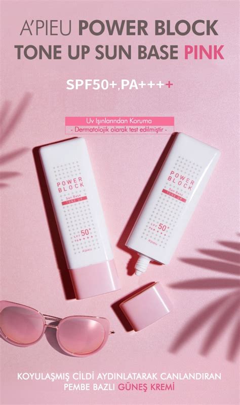 Missha Apieu Power Block Tone Up Sun Base Pink Spf50pa