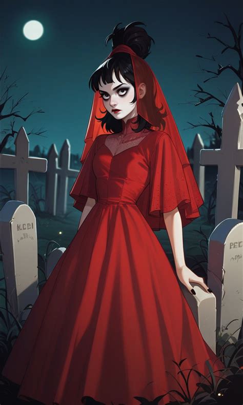 Lydia Deetz Beetlejuice｜ai Art Model And Lora Pixai