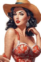 Vintage Retro Pin Up Woman Milla1959  Animado Gratis Picmix