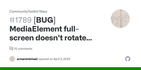 Bug Mediaelement Full Screen Doesnt Rotate Video Horizontally When Android Is Locked In