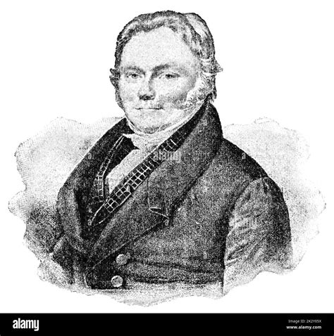Portrait Of Baron Joens Jacob Berzelius A Swedish Chemist