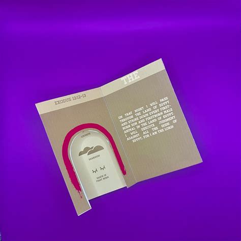 Passover Craft For Passover Bible Lesson For Sunday School Activity For