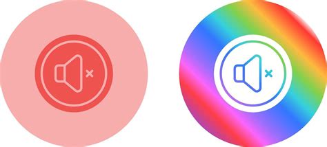 Mute Button Vector Icon 40633904 Vector Art At Vecteezy