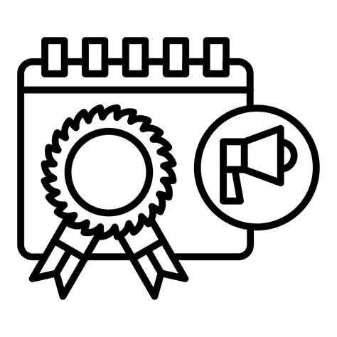 Event Promotion Icon Style 21211541 Vector Art At Vecteezy