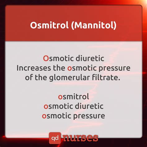 What You Need To Know About Osmitrol For The Nclex Artofit