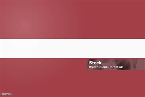 Letonya Bayrağı Resmi Renkler Ve Doğru Orantılı Letonya Ulusal Bayrak Letonya Bayrağı Vektör