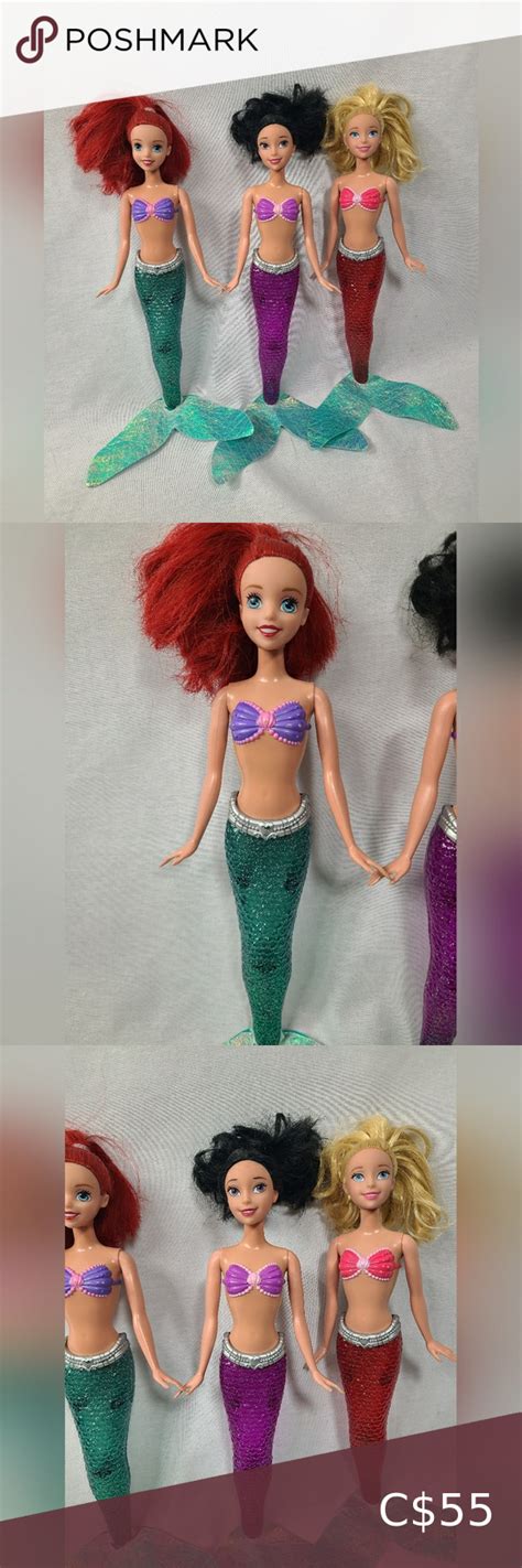 Mattel Disney Princess Swim Action Ariel Sisters Alana Arista The