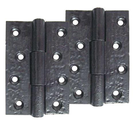 Frelan Hardware 4 Inch Butt Hinges Black Finish Sold In Pairs