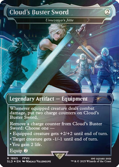 Secret Lair Final Fantasy Weapons Rainbow Foil Edition Bazaar Of