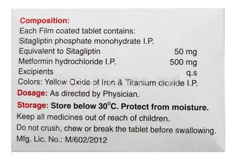 Buy Sitazit M Sitagliptin Metformin Online