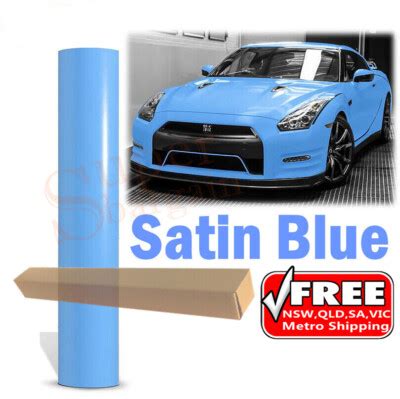 Satin Sky Blue Car Vinyl Wrap Vinyl Stickers Motor Bike Decals Vinyl