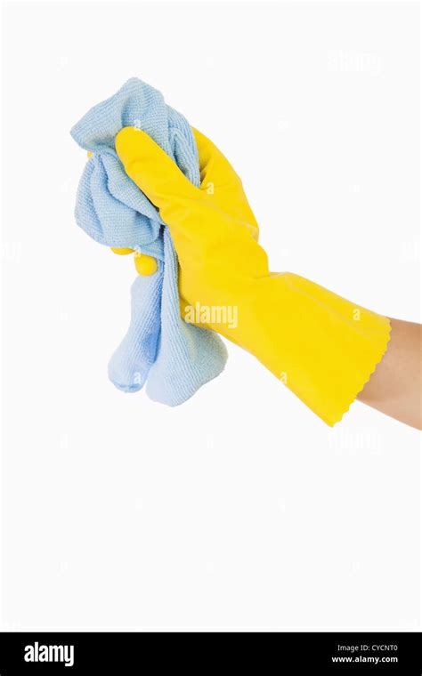 Hand Cleaning With Rag Stock Photo Alamy