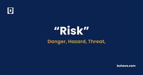 Risk Meaning Definition Synonym And Antonym 2025 Buhave