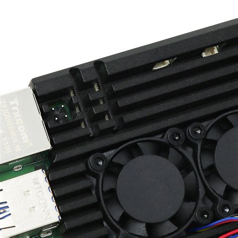 Aluminium Armour Dual Fan Heatsink Case For Raspberry Pi 5 The Pi Hut