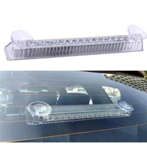 Car Led Solar Power Alarm Lamp Universal Security System Warning Flash