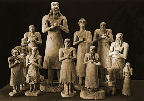 Civiltà Antiche E Antichi Misteri Le Statue Degli Oranti Di Tell Asmar
