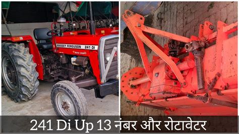Massey Ferguson Tractors 241 Di With Rotavater Eingine Good Mileage