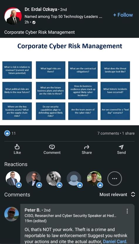 🛡️alyssa Miller On Linkedin Infosec Plagiarism 38 Comments