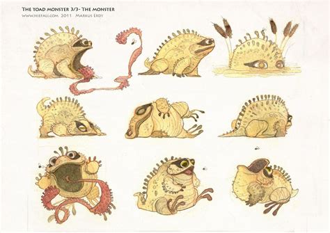The Toad Monster 3 Of 3 By Vaejoun On Deviantart Creature Artwork