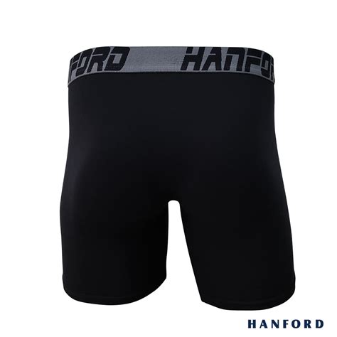 Hanford Athletic Men Cotton Spandex Compression Boxer Shorts Chase B
