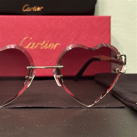Heart Shaped Prescription Glasses Cartier Heart Shape Glasses Comes