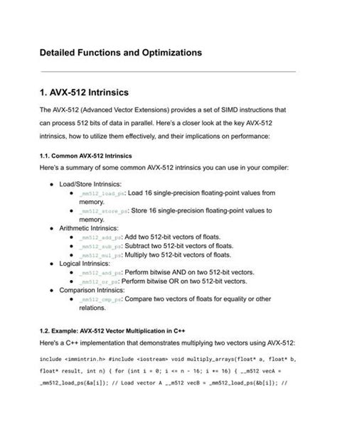 Detailed Functions And Optimizations Víctor Udocz