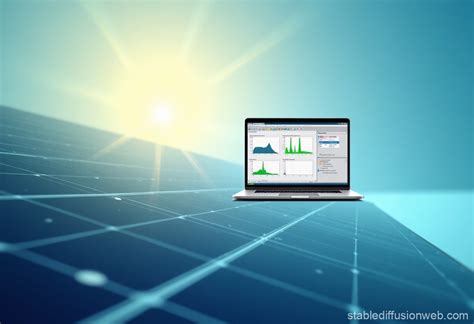 Simplistic Solar Cell MPP Simulation Stable Diffusion Online