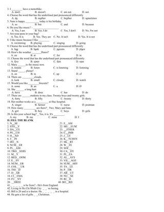 đề thi học sinh giỏi tiếng anh lớp DOC