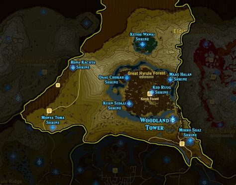 Zelda Breath Of The Wild Shrine Maps And Locations Artofit