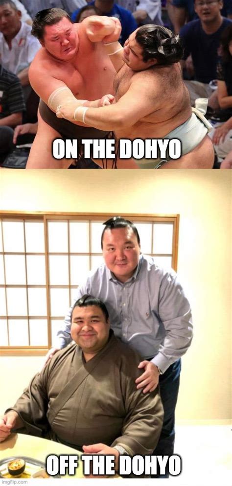 Every Picture Of Sumo Wrestlers Outside The Dohyo Confirms This Haha R Sumomemes