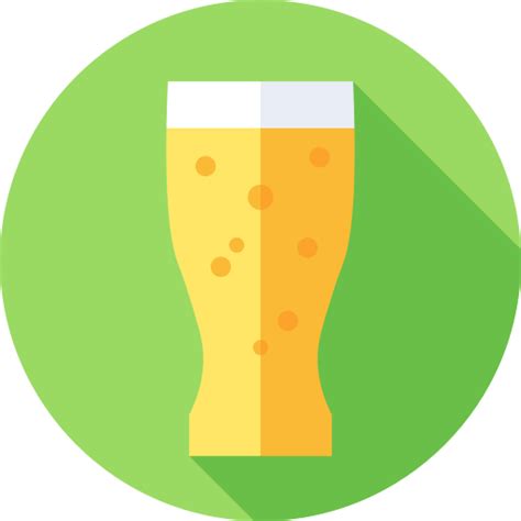 Beer Flat Circular Flat Icon