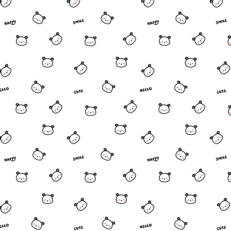 Hello Panda Seamless 55731289 Vector Art At Vecteezy