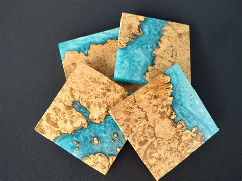 Maple Burl Silk Blue Mystic Wood Designs