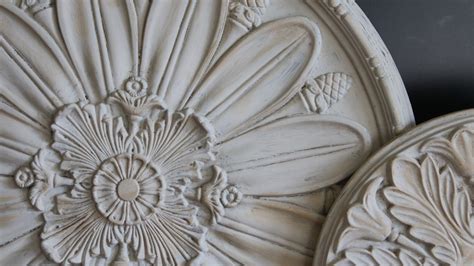 How To Use Ceiling Medallions As Wall Art For A Vintage Traditional Look