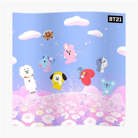 Bt21 Posters Redbubble