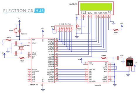 Temperature Sensor Microcontroller Circuit At Dorothy Lim Blog