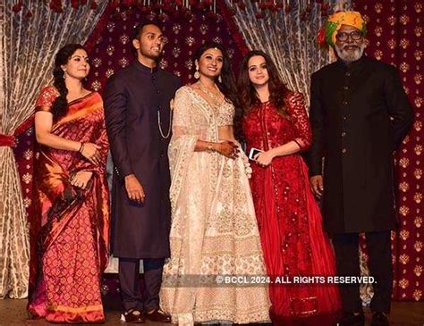 Deepak Dev Pallavi Devika Smitha During The Engagement Ceremony Of