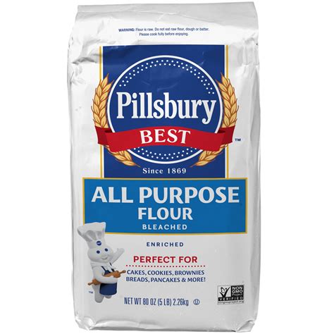 Pillsbury Best All Purpose Flour 5 Lb Bag For Plain Bake And Pastry