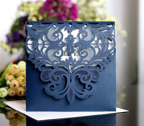 Laser Cut Wedding Invitations Templates Laser Cut Wedding Invitations