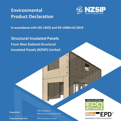 Environmental Product Declaration Nzsip ~ Smart Panels And Kitsets