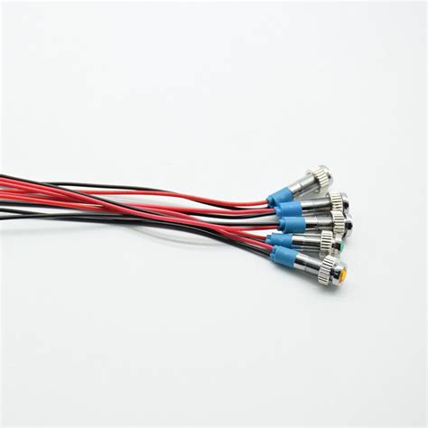 2pcs Lot 6mm Led Metal Indicator Light 6mm Waterpr Vicedeal