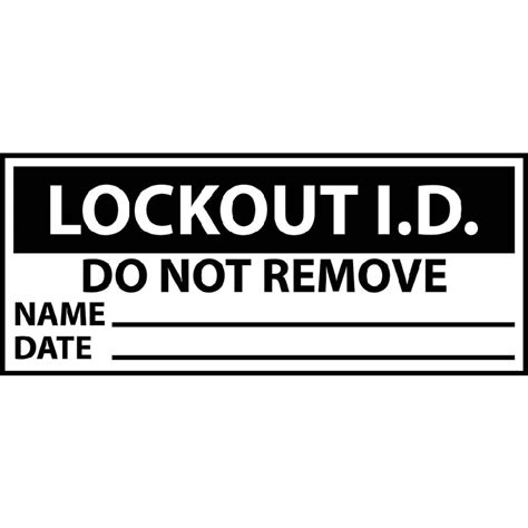 Lock Labels 5 Pack Premium Spray Equipment And Industrial Coating
