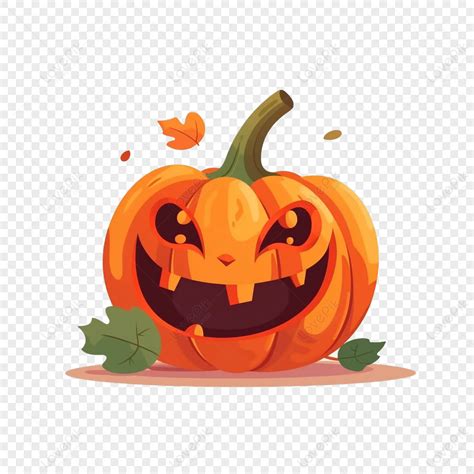 恐怖南瓜表情萬聖節插畫金瓜表情插畫png圖案素材免費下載，可愛卡通圖片，尺寸2500 × 2500px Lovepik