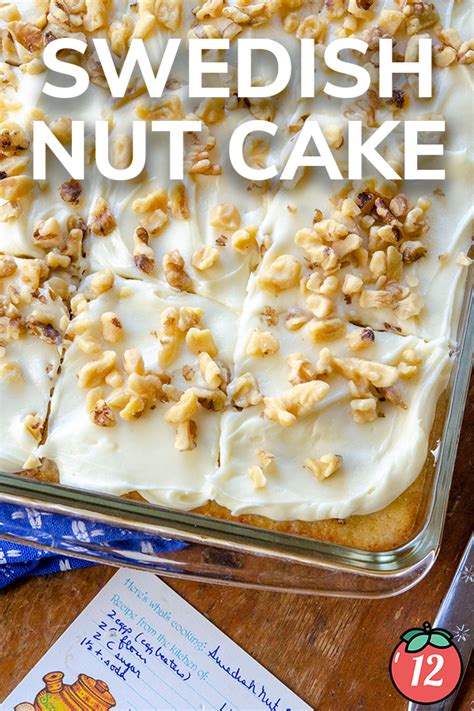 Recipe Tin Project Swedish Nut Cake Recipe In 2025 Swedish Nut