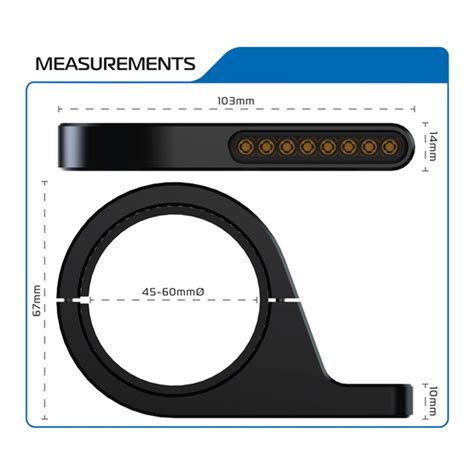Oxford Darkturner Sequential Fork Mounted Indicators Infinity