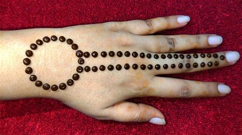 Super Easy Dot Mehndi Trick Most Beautiful Mehndi Designs With Trick
