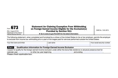 Faq Understanding Form 673 And Its Role In U S Taxation For Citizens