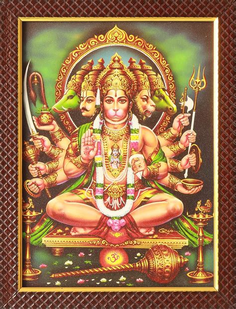 Paljji Handicrafts God Panchamukha Hanumanpanchamukhi Anjaneya