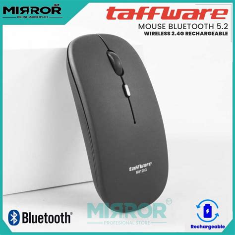 Jual Mouse Bluetooth 5 2 And Wireless 2 4g Slim Rechargeable Bisa Di Cas M8120g Shopee Indonesia